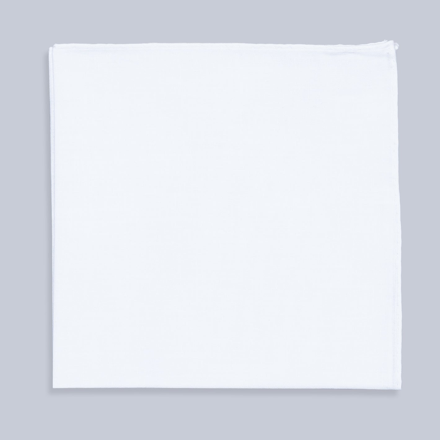 White Linen Hand Rolled Pocket Square – Lund & Lund